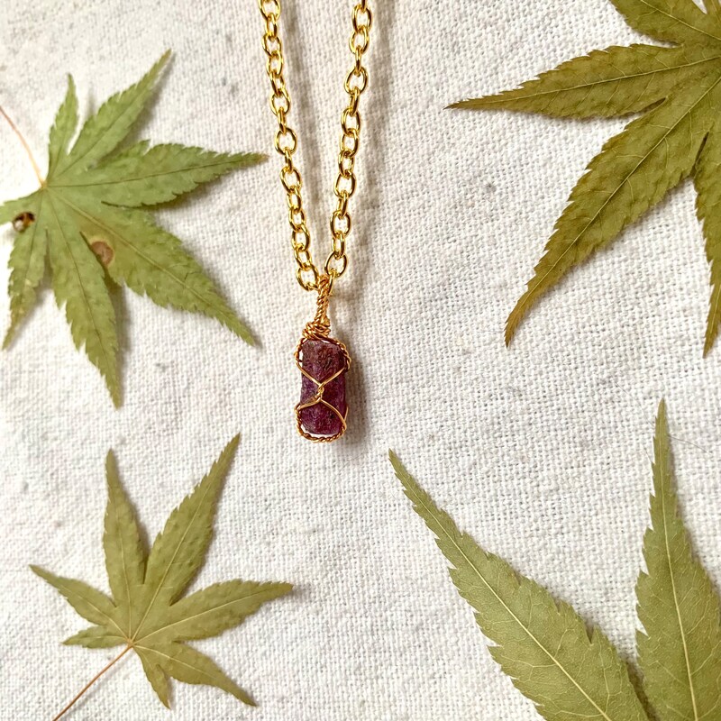 Raw Ruby Jewelry - Etsy