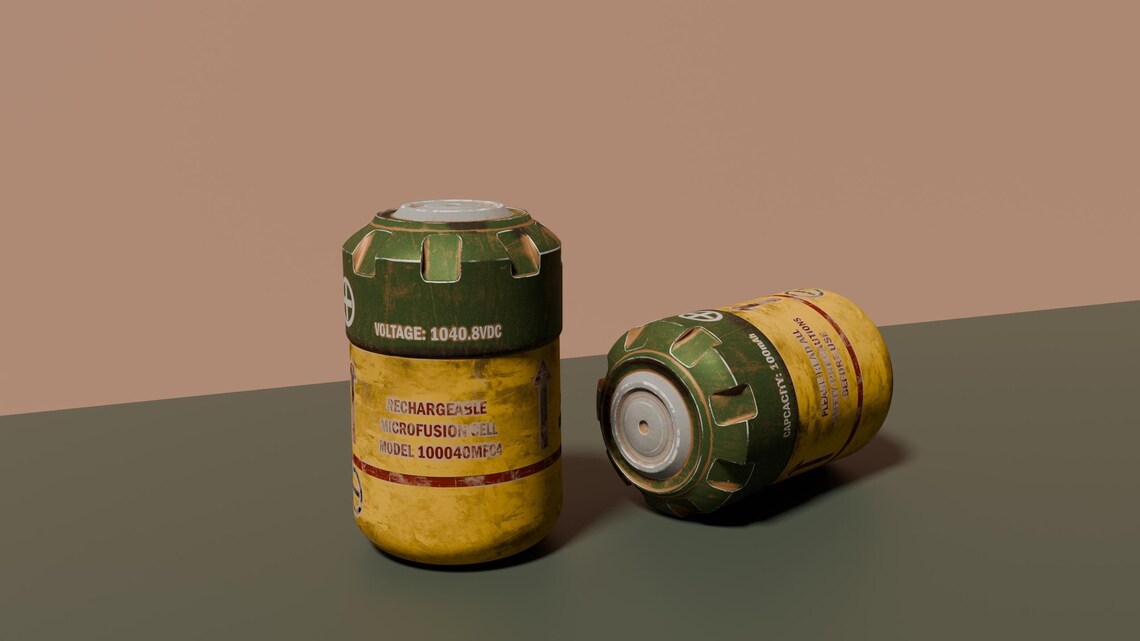 Fallout 4/76 Fusion Cell (3d Printable File) - Etsy