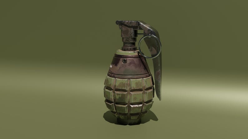 Fallout 4/76 Frag Grenade (3d Printable File) - Etsy