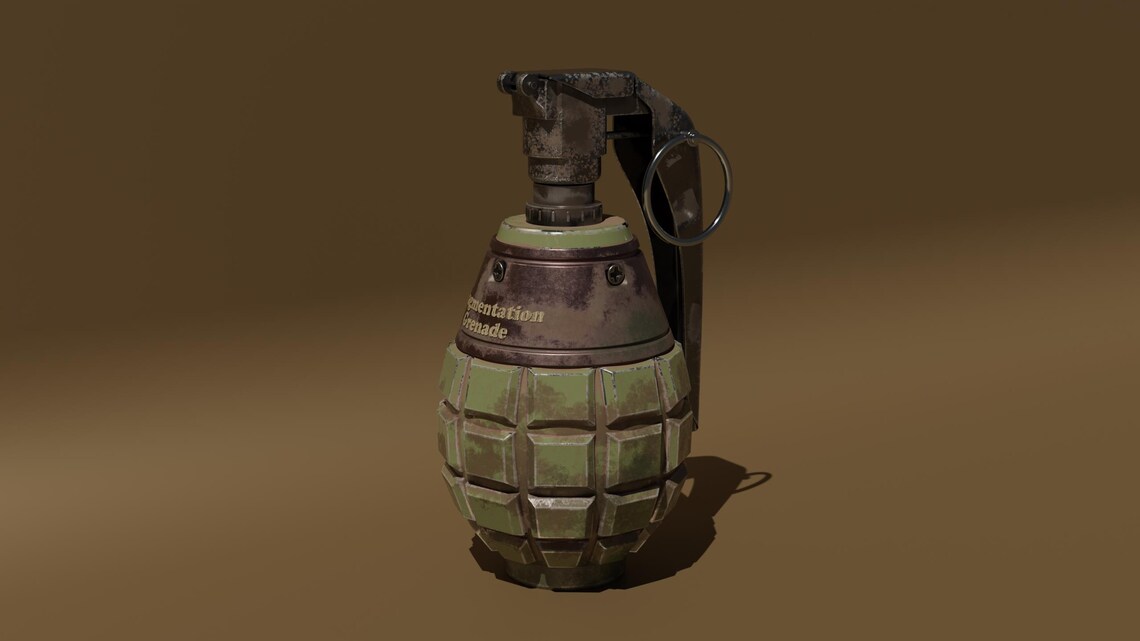 Fallout 4/76 Frag Grenade (3d Printable File) - Etsy