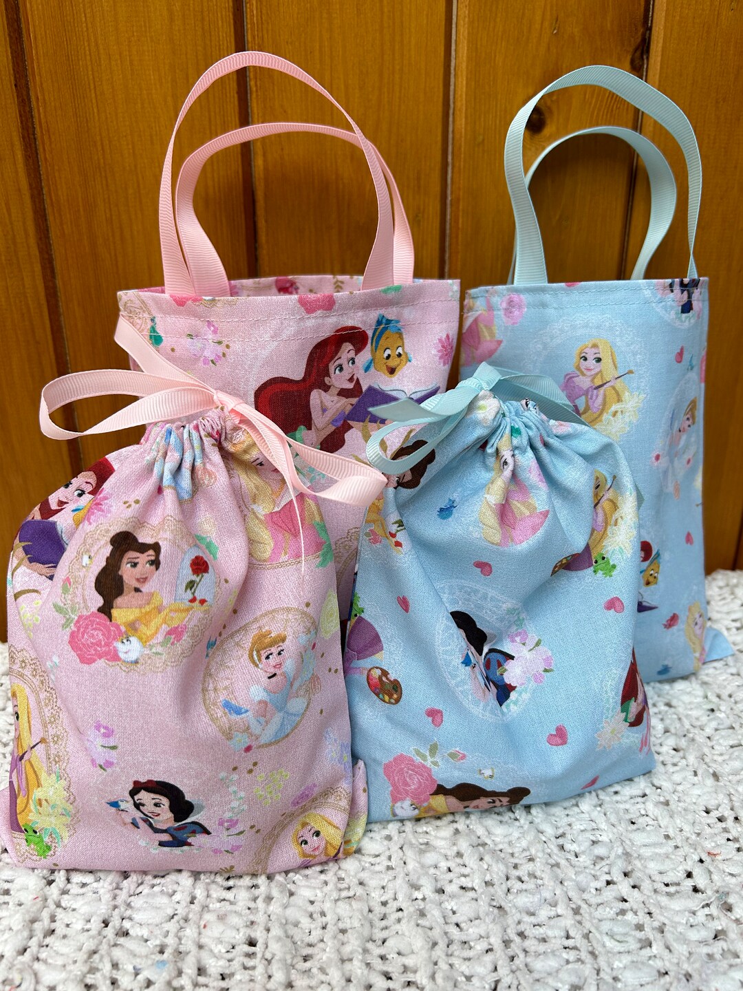 Handmade Disney Princesses Party/gift Bags. Fabulous Keepsake Bag ...