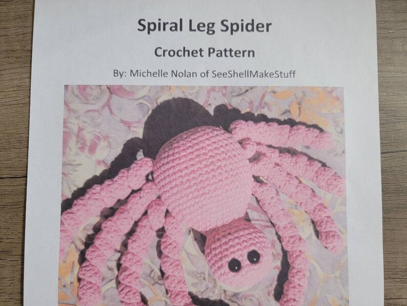 Spiral Leg Spider Crochet PATTERN - Etsy