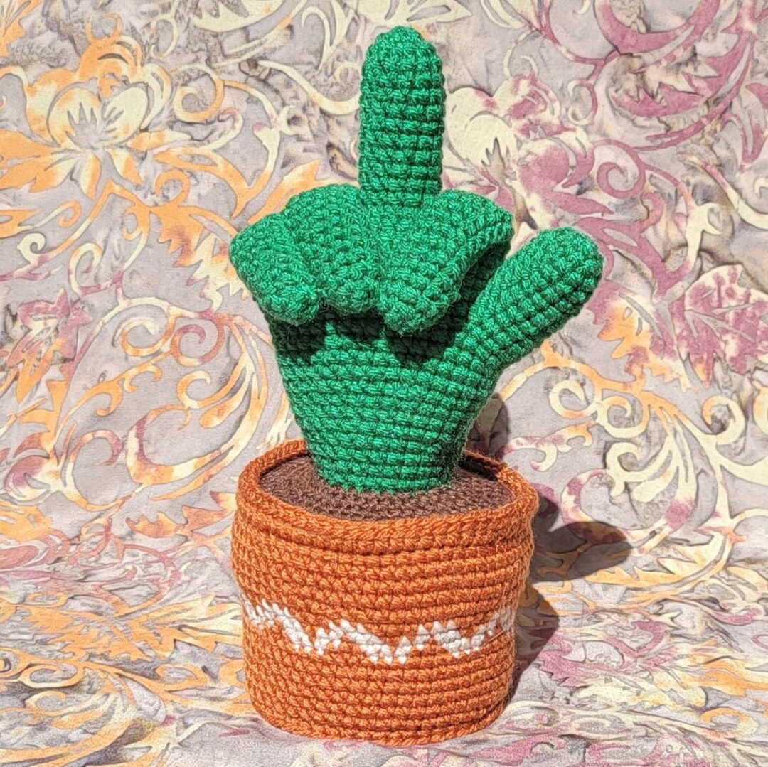 Crocheted Cactus Hand - Etsy