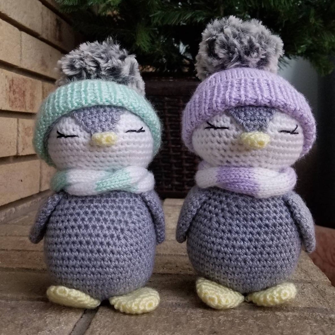 Crocheted Penguin MADE TO ORDER - Etsy