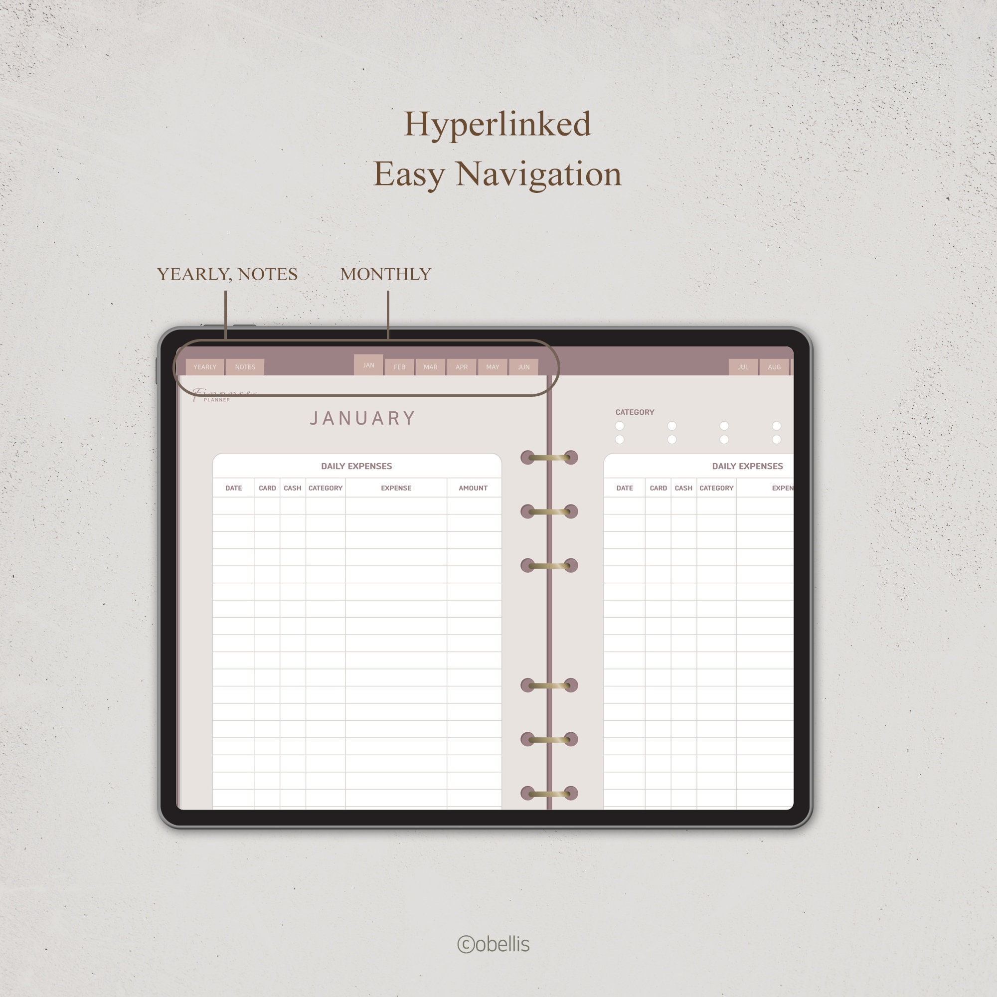 Digital Finance Planner, Simple Budget | Finance Tracker | Goodnotes ...
