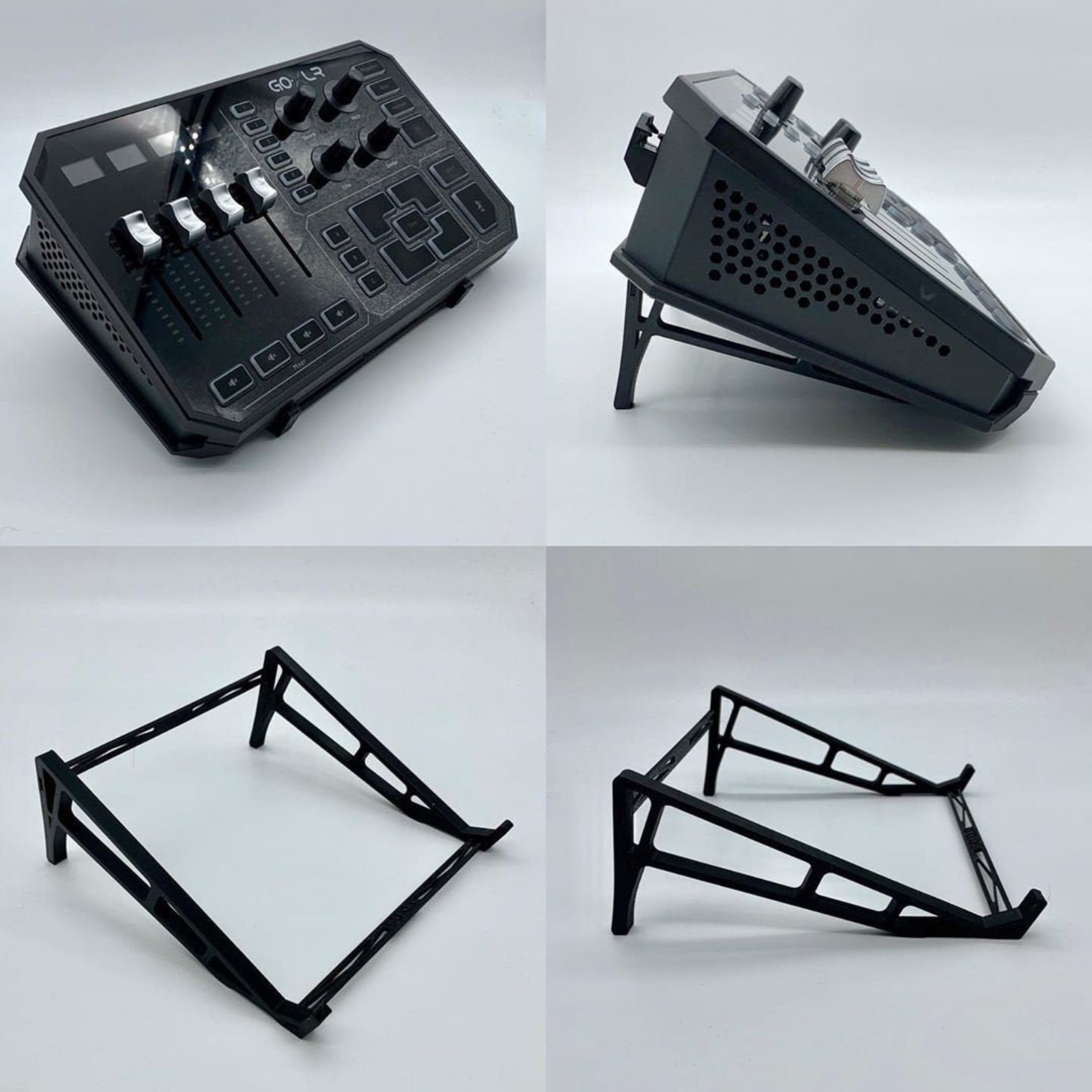 Black 3D Printed Goxlr Stand. Fits Helicon Go XLR Broadcaster - Etsy