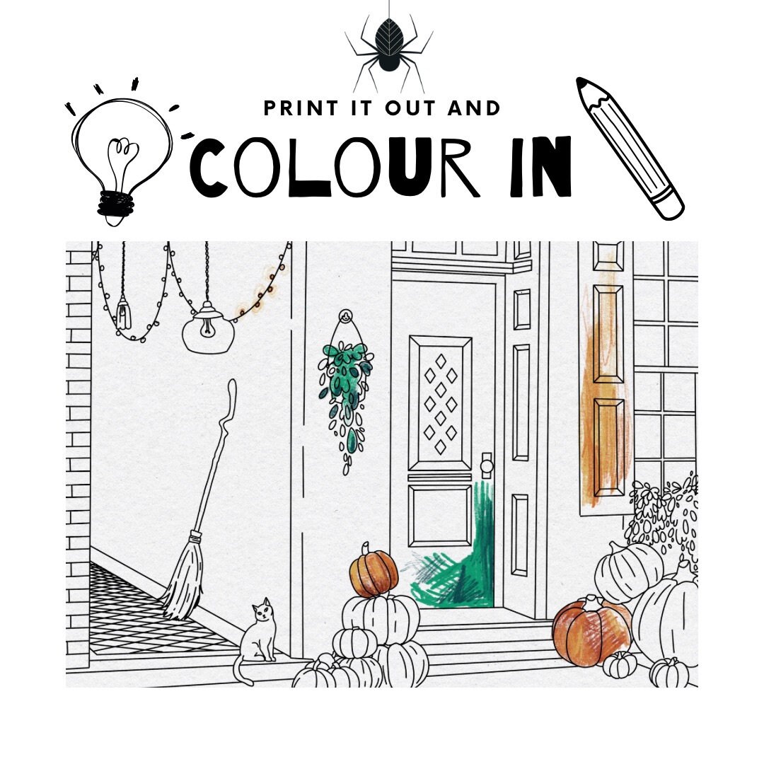 Autumn Colouring in Digital Print - Etsy