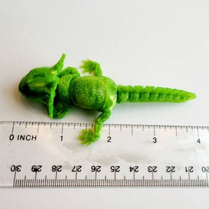Rare Golden Baby Axolotl Articulated Soft Rubber Flexi 4" Fidget Desk ...