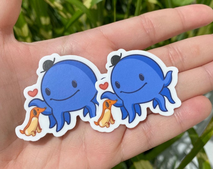 Oswald And Weenie Sticker Vinyl Decal Etsy