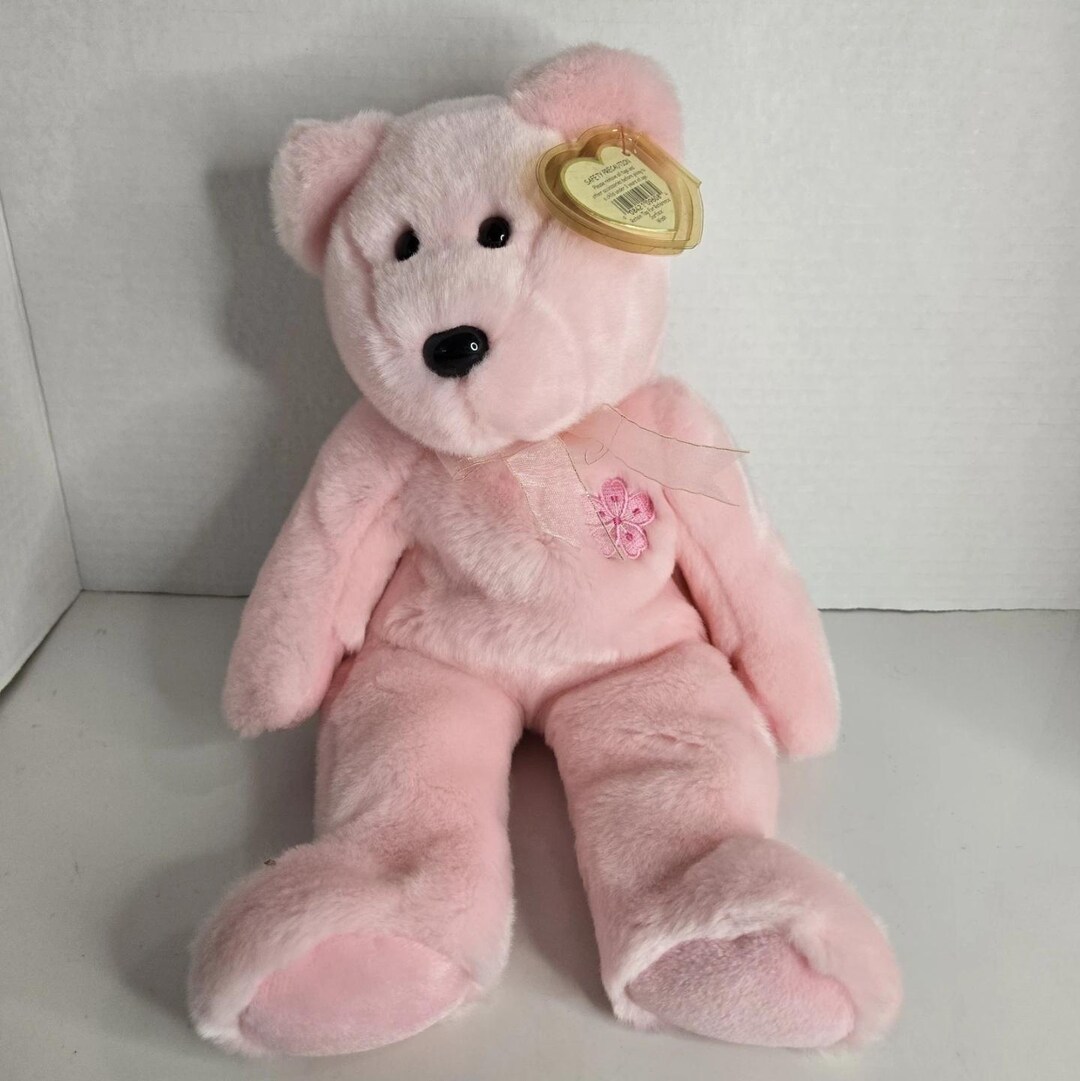 Ty Beanie Buddy Sakura Japan Exclusive Pink Teddy Bear Cherry Blossom ...
