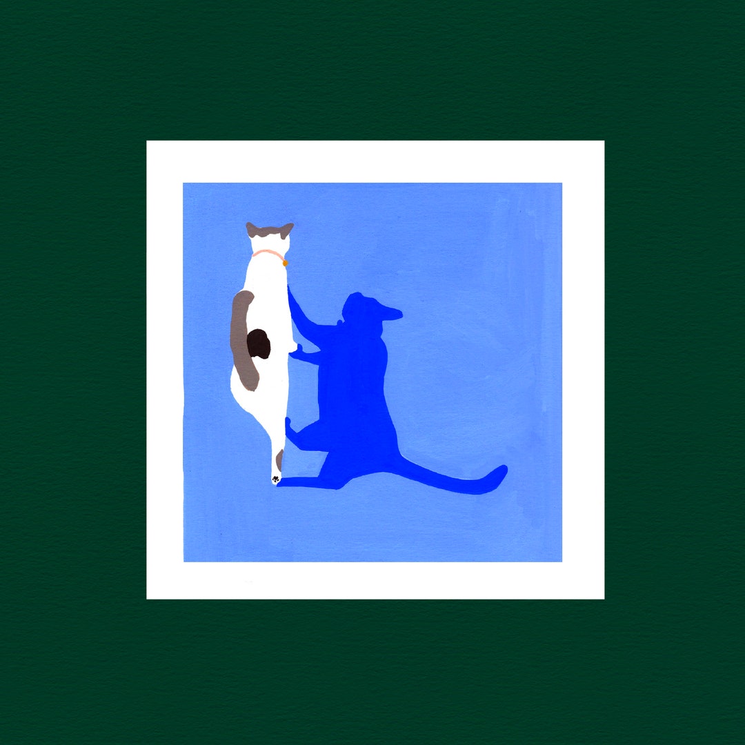 Araki's Cat Illustration, Art Print on Paper - Etsy