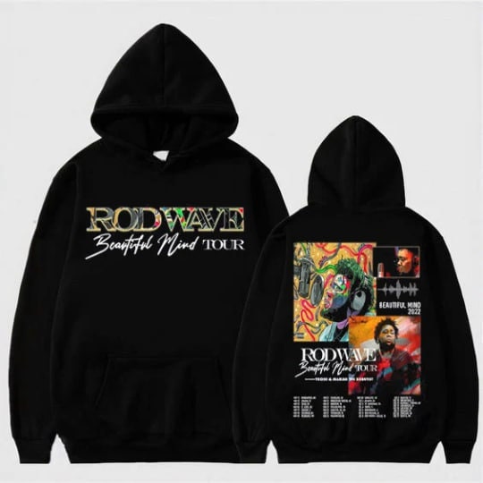 Rod Wave Beautiful Mind 2022 Tour Shirt