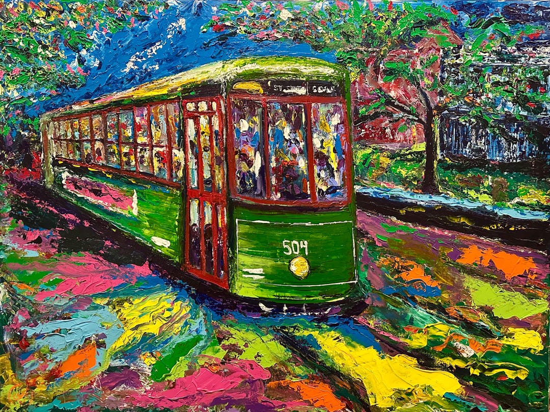Color of the Street Original Toolio Painting. Signed CW 21. It is New ...