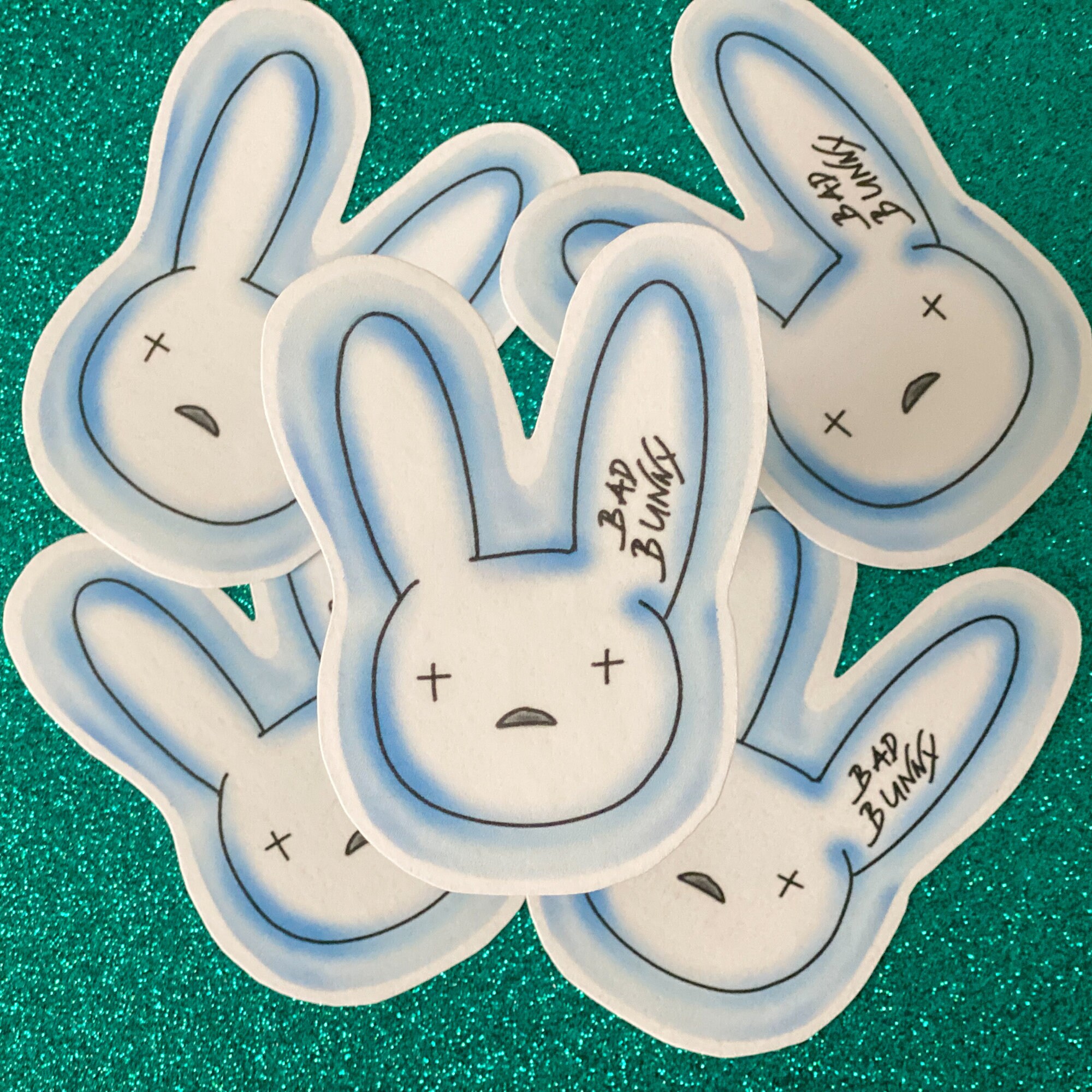 Bad Bunny Sticker Set Bad Bunny Stickers El Conejo Malo - Etsy