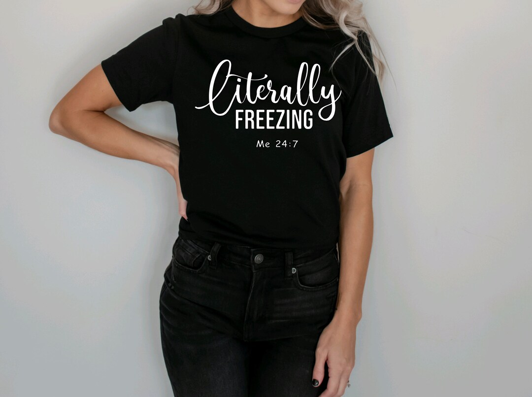 Literally Freezing Always Cold Club Winter Gift - Etsy