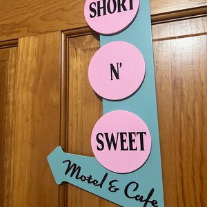 Short N’ Sweet Retro Sign (sabrina Carpenter Coachella 2024 Inspired ...
