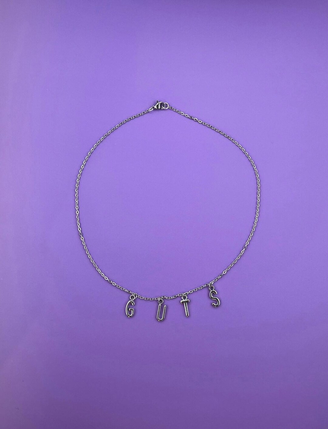 GUTS Charm Necklace olivia Rodrigo Rings Inspired - Etsy