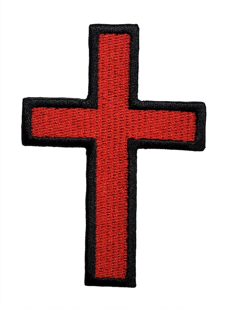 Christian Cross Fully Embroidered Iron on or Sew on Patch - Etsy