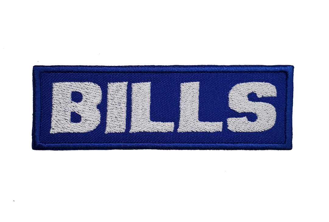 Bills Text Embroidered Applique Iron or Sew on Patch 4" X 1.3" - Etsy