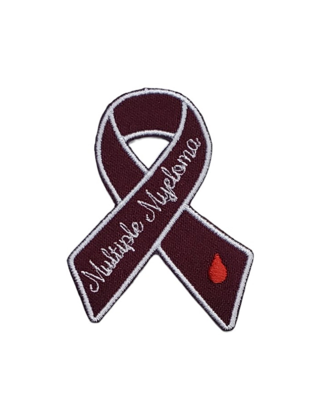 Multiple Myeloma Awareness Ribbon Embroidered Iron on Patch Gifts ...