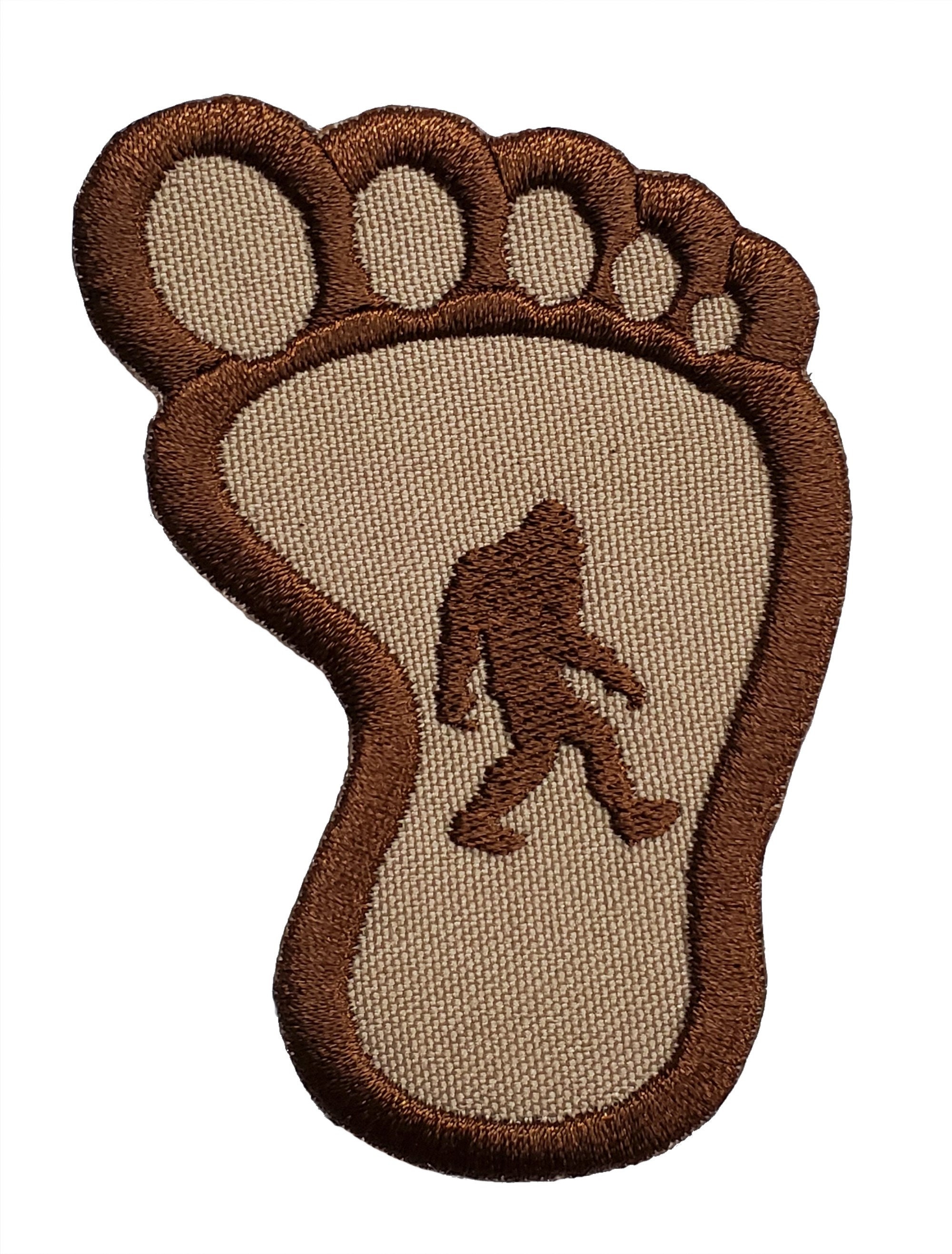 Yeti Bigfoot Foot Embroidered Iron on Patch 2.2 X - Etsy