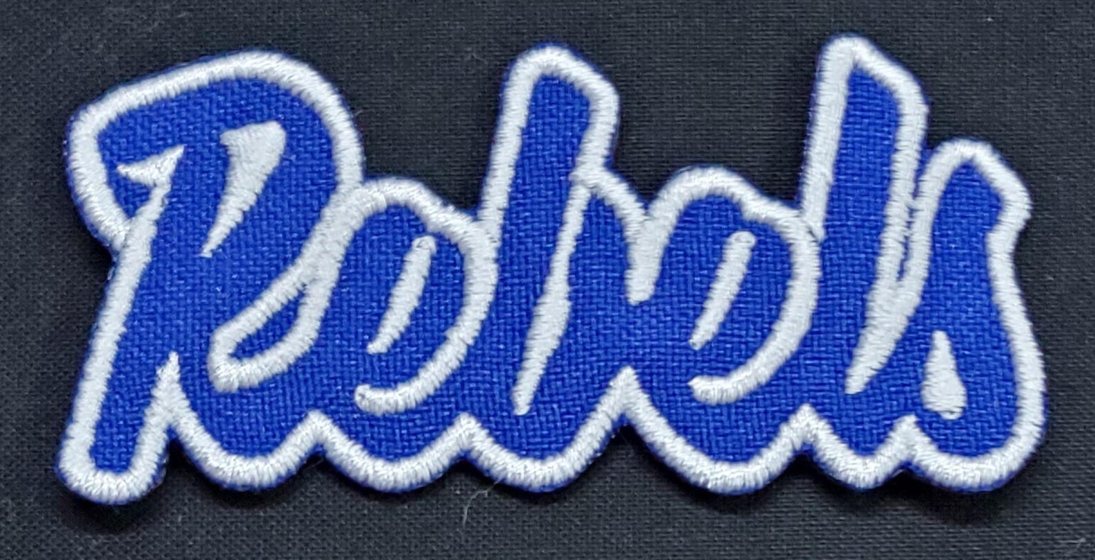 Rebels Text Embroidered Applique Iron on Patch Various Sizes Team Name ...