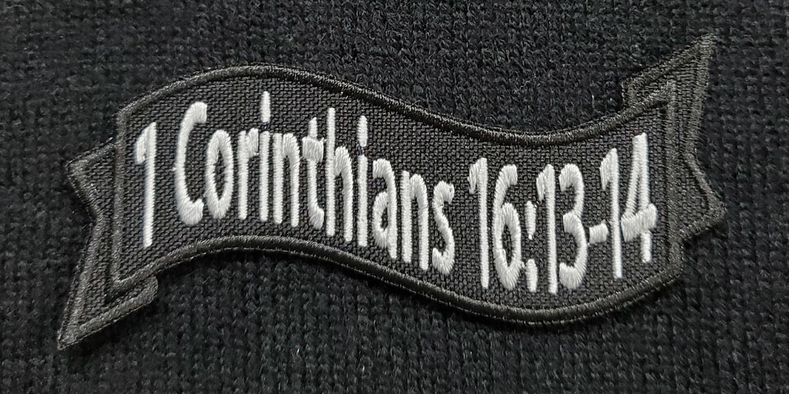 Custom Bible Verse Patch Customized Embroidered Applique Iron | Etsy