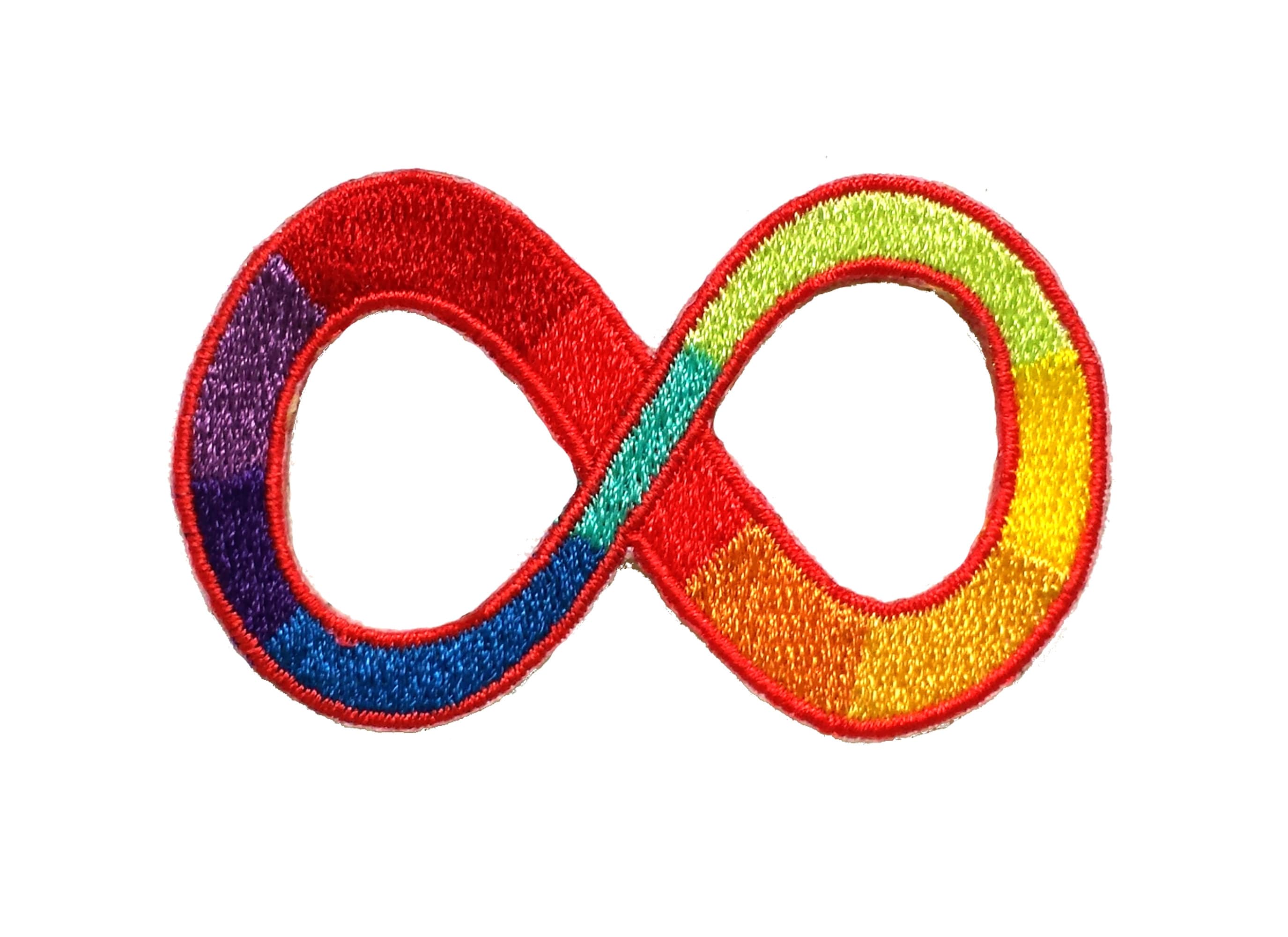 Infinity Ribbon Autism Awareness Embroidered Iron on Patch - Etsy