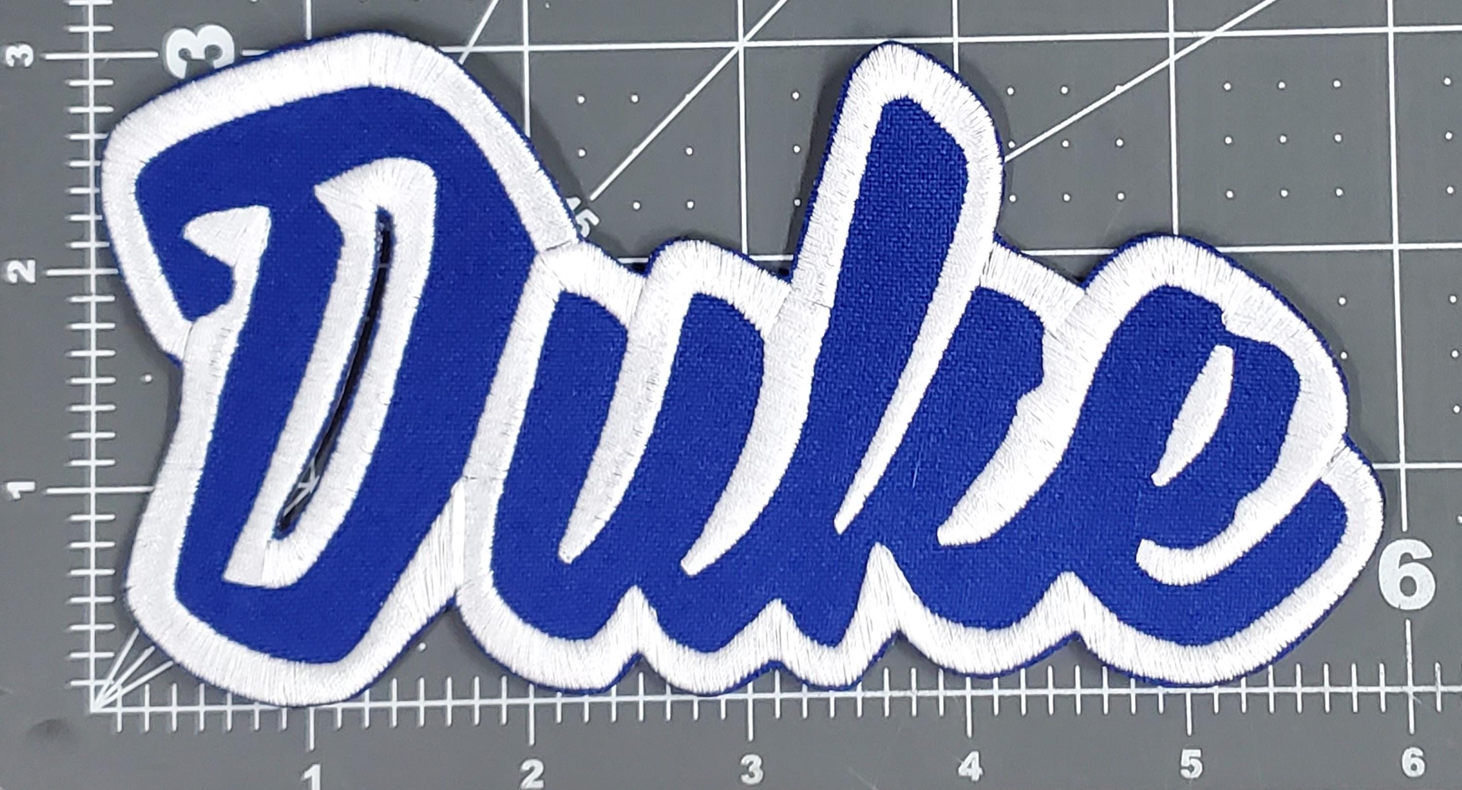 Duke Text Embroidered Applique Iron on Patch Various Sizes Team Name ...