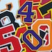3 Numbers College Varsity Letterman Embroidered Iron on Patch Varsity ...