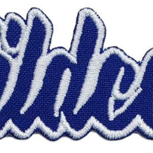 Wildcats Text Embroidered Applique Iron on Patch Various Sizes Team ...