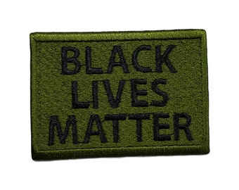 Black Lives Matter BLM Embroidered Iron-on Patch 2.2 X | Etsy