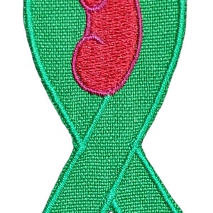 Kidney Disease Awareness Ribbon Iron on Patch Dialysis Kidney ...