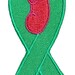 Kidney Disease Awareness Ribbon Iron on Patch Dialysis Kidney ...