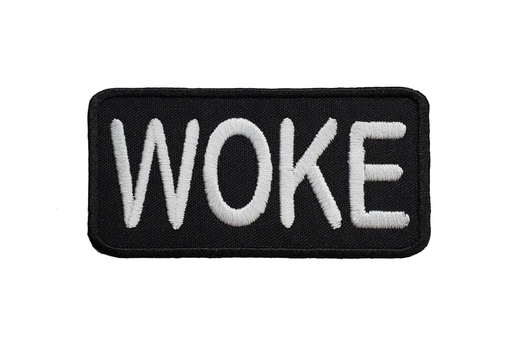 Black Lives Matter WOKE Embroidered Iron on Patch 3.9 X 2 BLM Racial ...