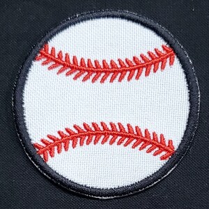 Baseball 2" Embroidered Applique Iron/sew on Patch Sports Play by Play ...