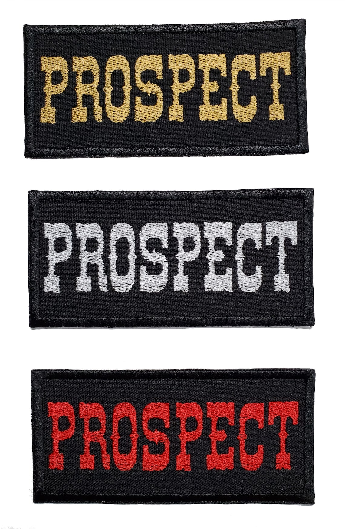 Prospect Embroidered/applique Iron on Patch 4.1" X 2" Grunge Funny New ...