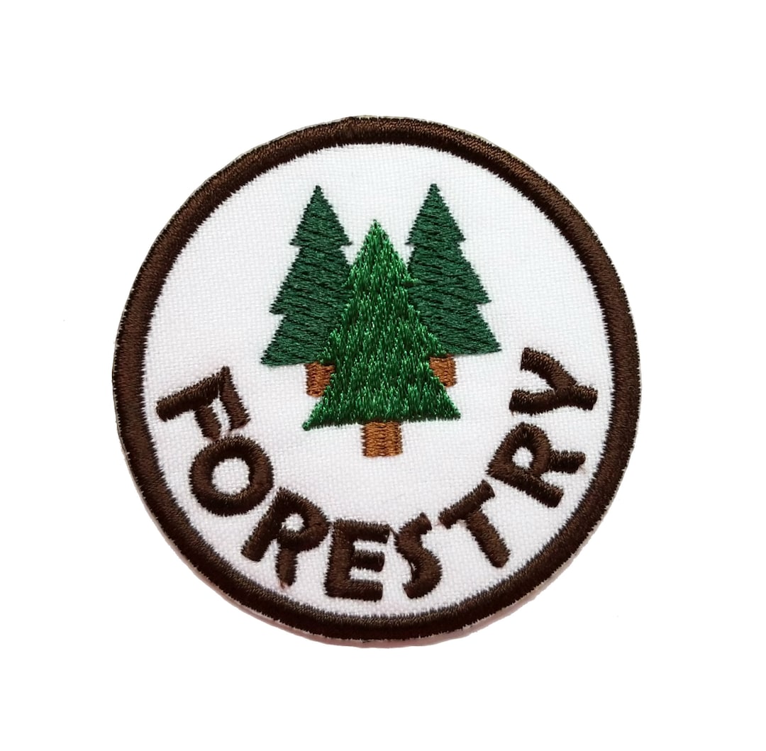 Forestry Merit Badge Embroidered Iron on Patch - Etsy