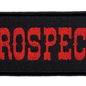 Prospect Embroidered/applique Iron on Patch 4.1" X 2" Grunge Funny New ...
