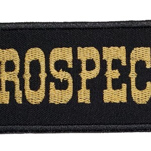 Prospect Embroidered/applique Iron on Patch 4.1" X 2" Grunge Funny New ...