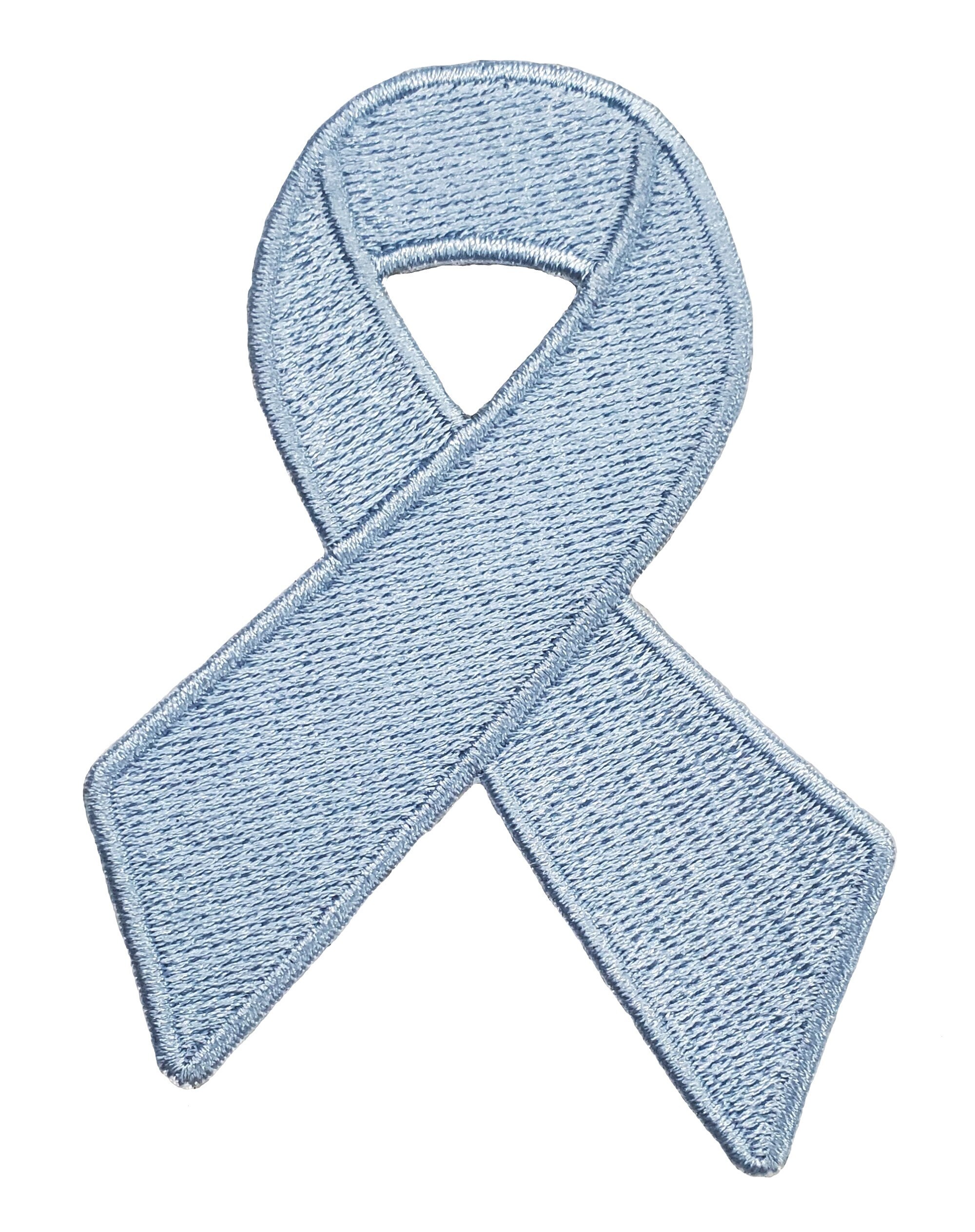 Prostate Cancer Embroidered Iron on Patch Awareness Ribbon - Etsy