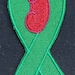 Kidney Disease Awareness Ribbon Iron on Patch Dialysis Kidney ...