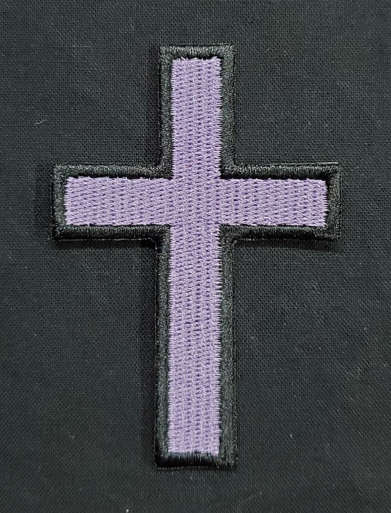 Christian Cross Fully Embroidered Iron on or Sew on Patch - Etsy