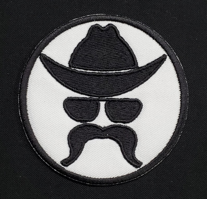 Cholo Mustache & Sunglasses Embroidered Iron on Patch (2.5") - Etsy