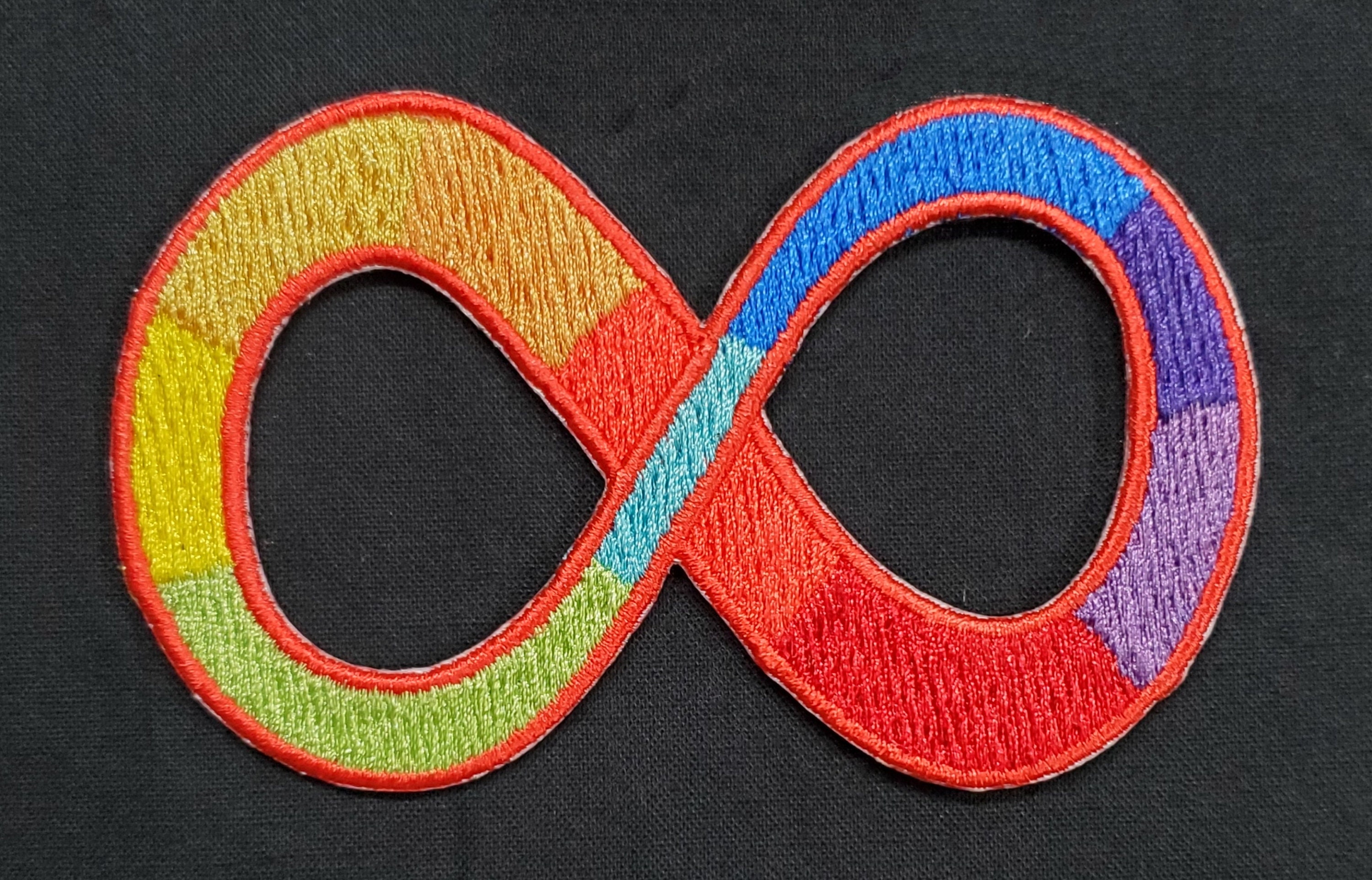 Infinity Ribbon Autism Awareness Embroidered Iron on Patch - Etsy