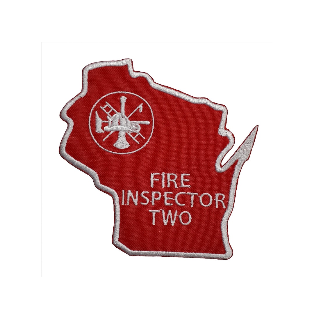 Wisconsin State Firefighters Embroidered Sew On/iron on Patch ...
