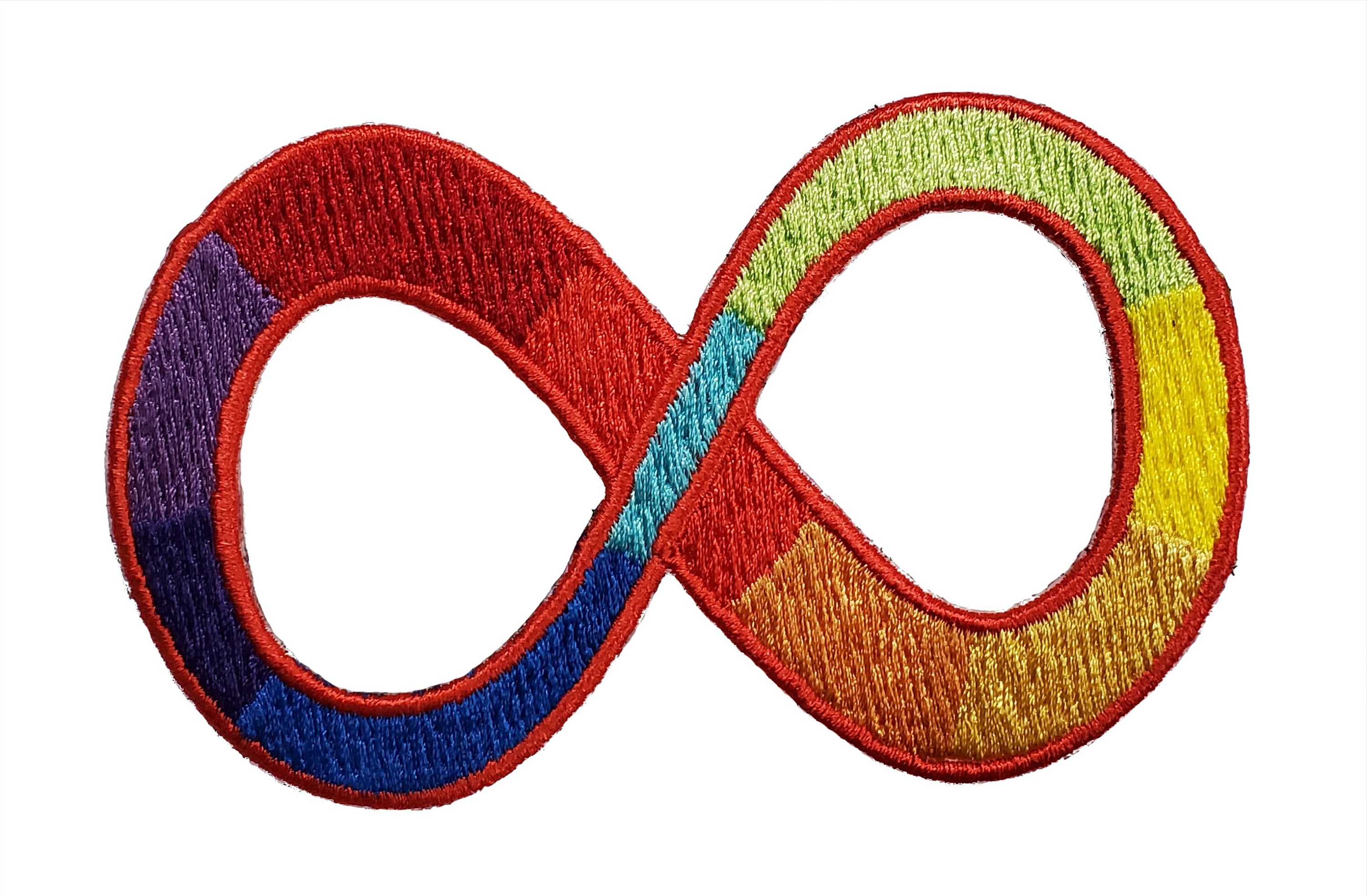 Infinity Ribbon Autism Awareness Embroidered Iron On Patch | Etsy