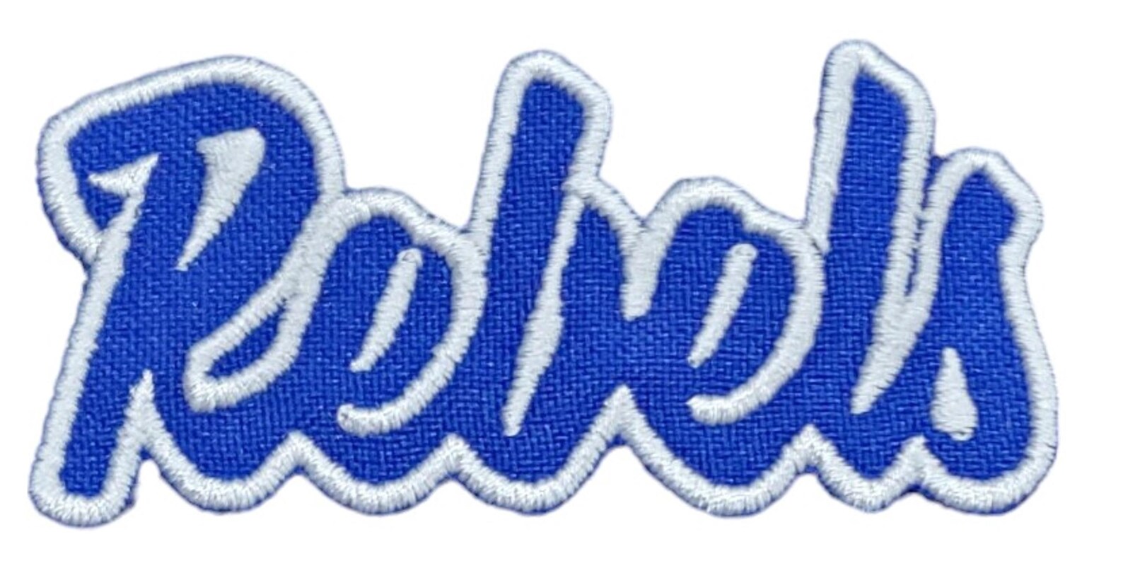 Rebels Text Embroidered Applique Iron on Patch Various Sizes Team Name ...
