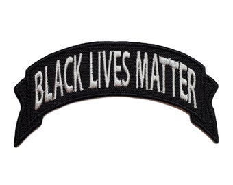 Black Lives Matter BLM Embroidered Iron-on Patch 2.2 X | Etsy