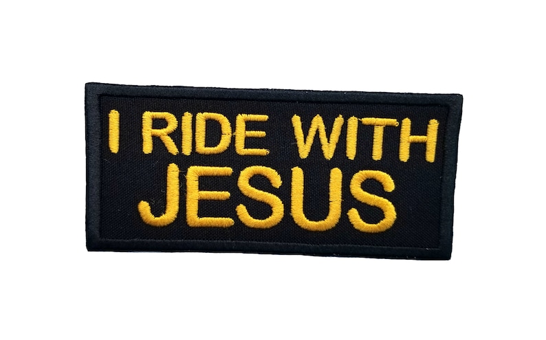 Christian New MC Motorcycle Biker I Ride With Jesus - Etsy